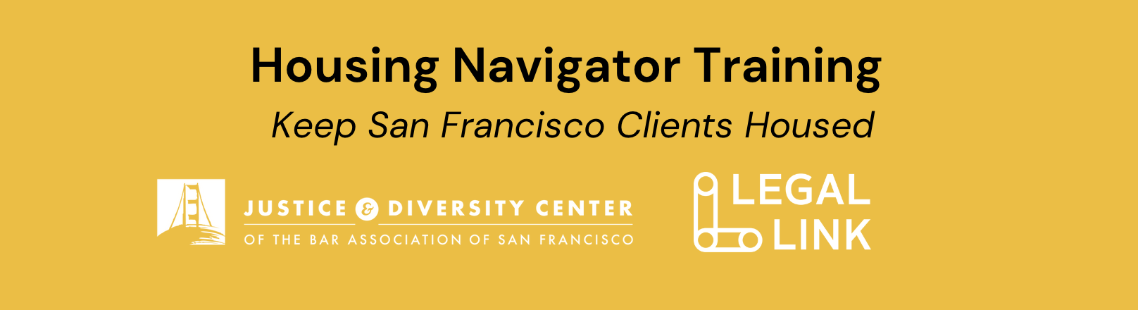 Register for a Housing Navigator Training! - Legal Link